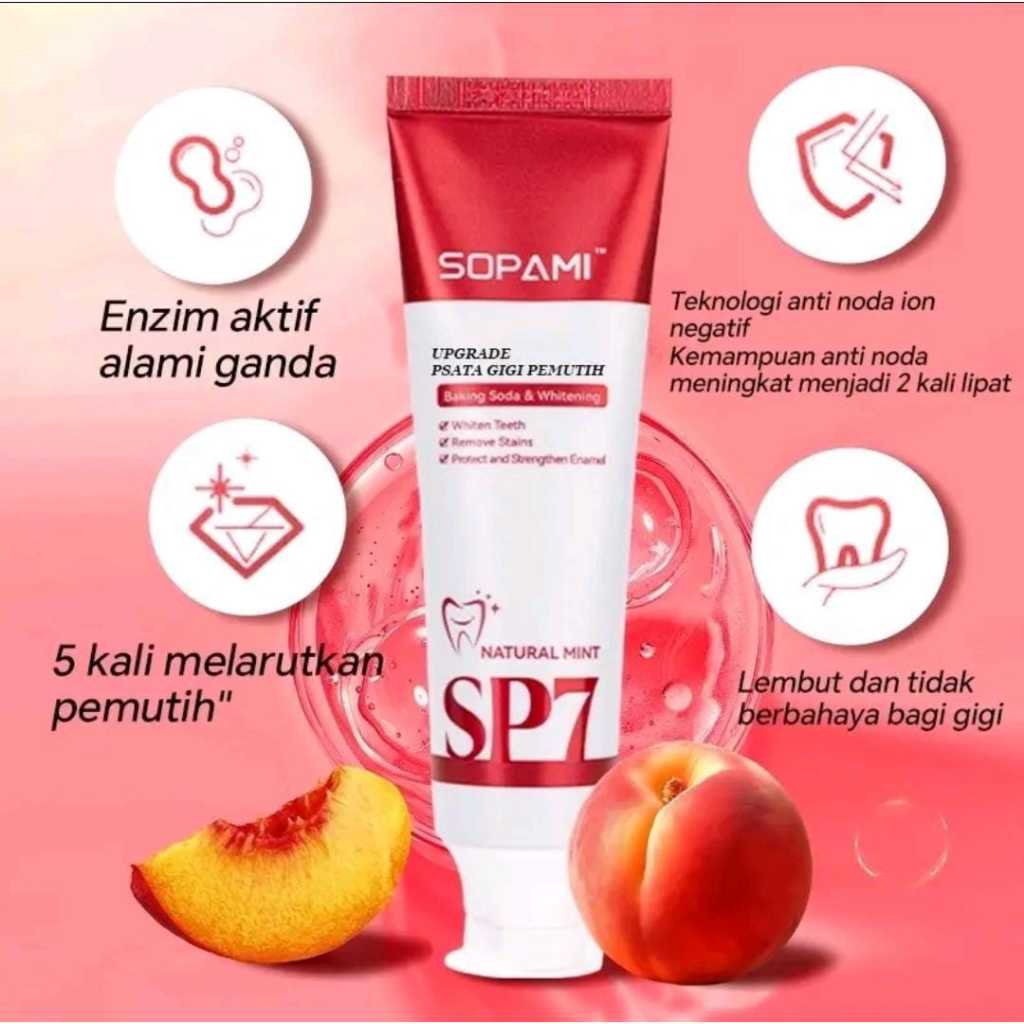 SOPAMI SP7 Probiotic Whitening Toothpaste Removes Stains on Teeth ...
