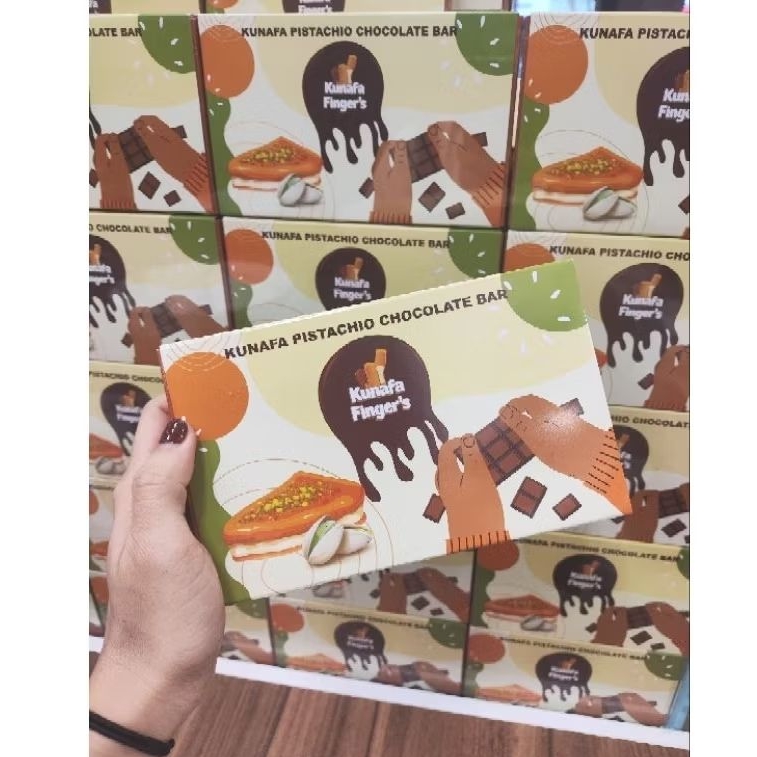 Pistachio Kunafa CHOCOLATE Fingers CHOCOLATE DUBAI by Kunafa Fingers ...