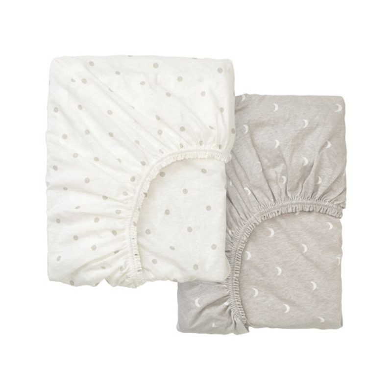 Lenast rubberized sheets for baby mattresses with dots/months 60x120 ...