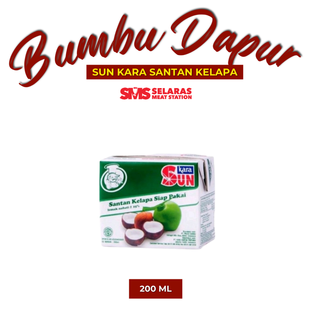 Sun Kara Coconut Milk 200 ml | Shopee Singapore
