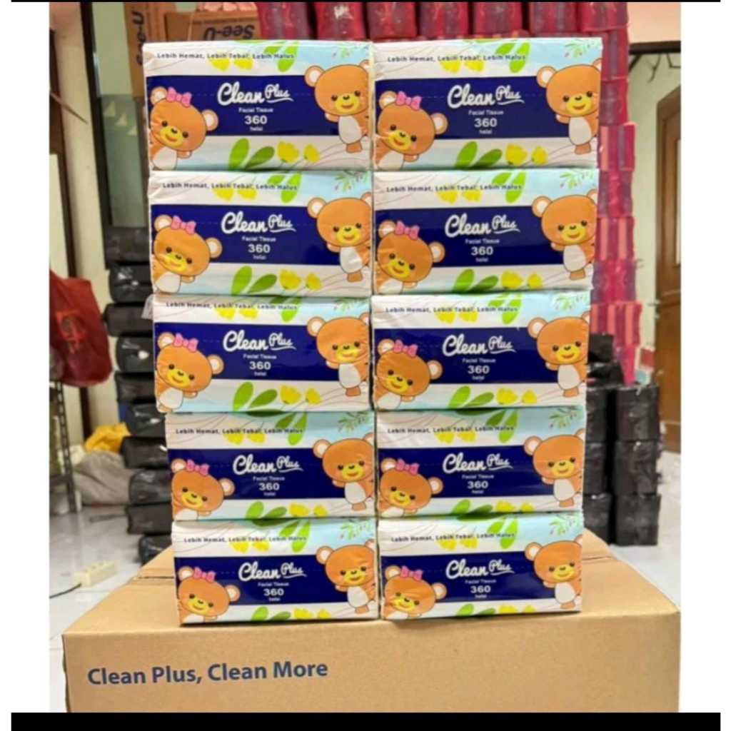 Clean Tissue plus 360 strands, package of 10 pcs | Shopee Singapore