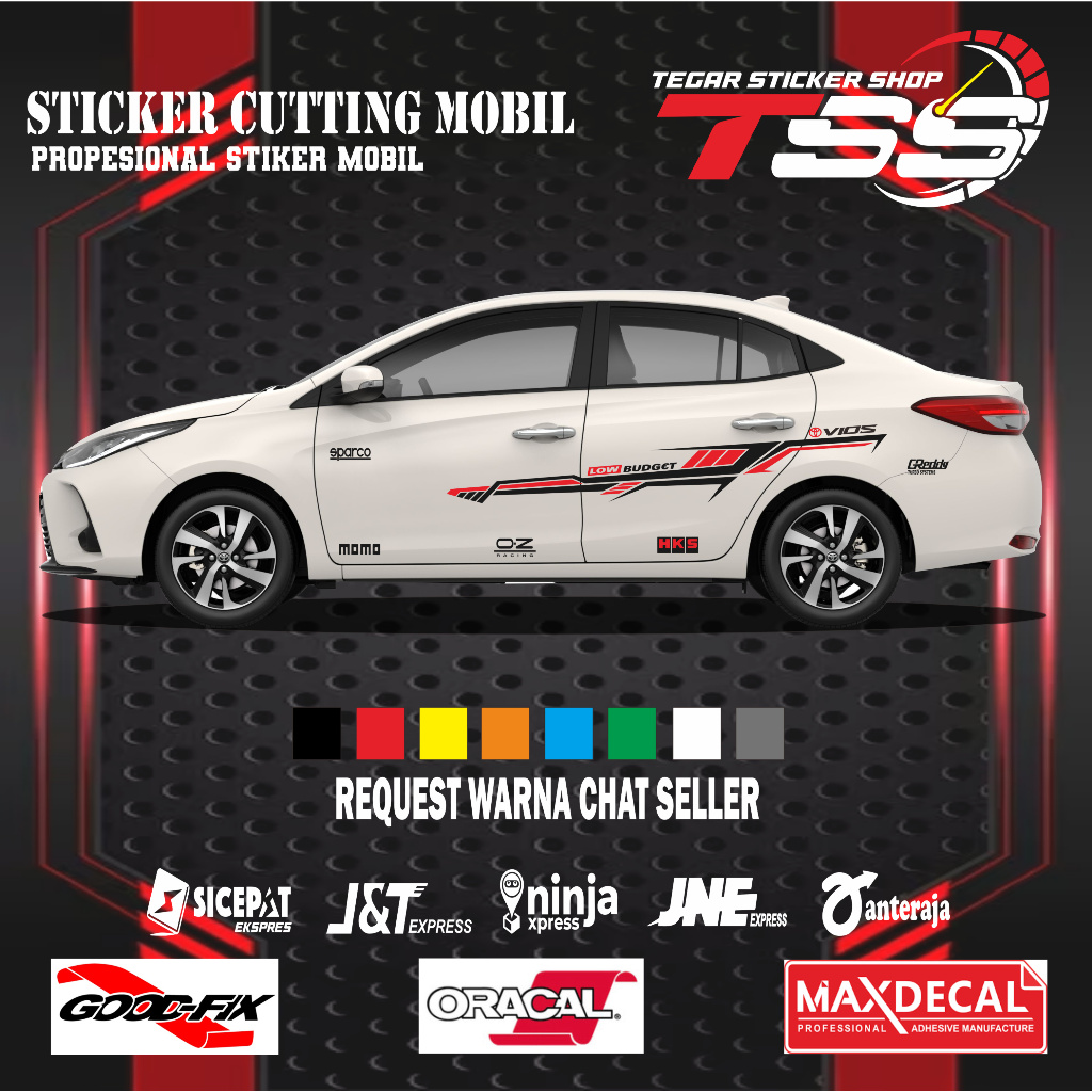 Vios car stickers, toyota vios car stickers, cool car stickers, various ...