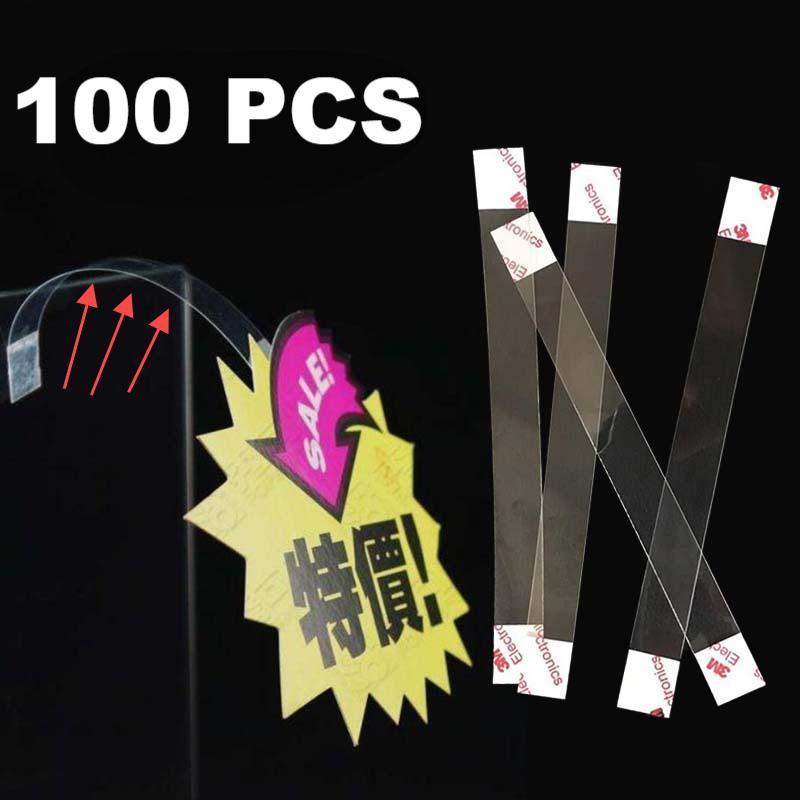 100pcs Mica Price Labels hanging price labels Wobbler Shop Promotion ...