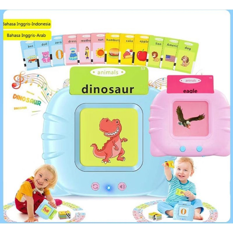 Children's Toy Flash Cards with Sounds / Learning Cards / Audio Flash ...