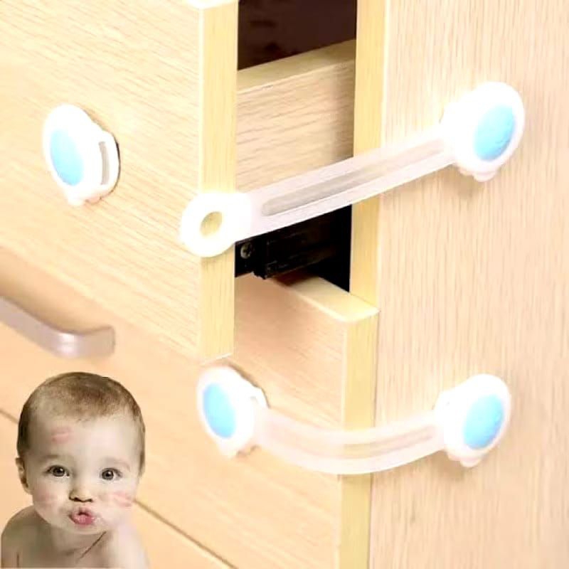 Safety Drawer Cabinet Door Drawer Latch Safety Lock Smile | Shopee ...