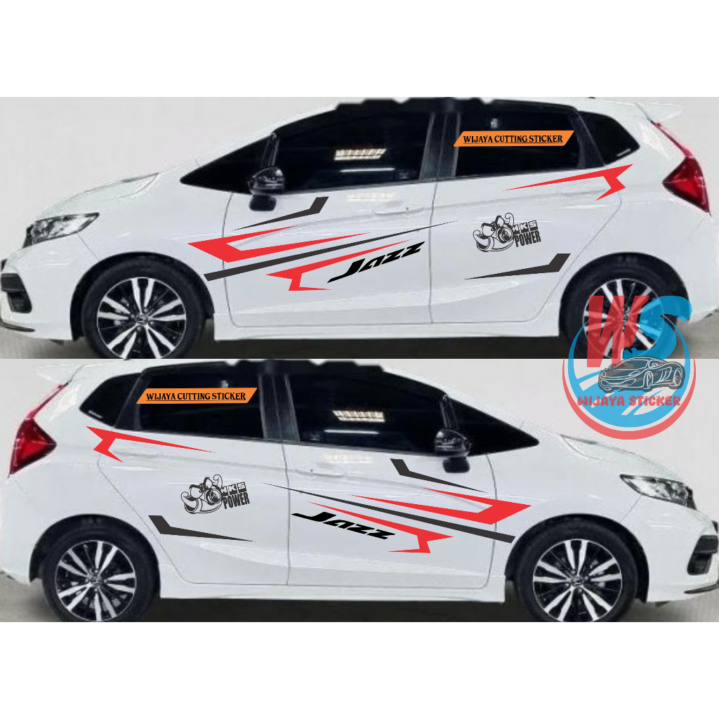 Honda JAZZ CAR CUTTING STICKER BRIO CAR STICKER CUTTING STICKER ALL NEW ...