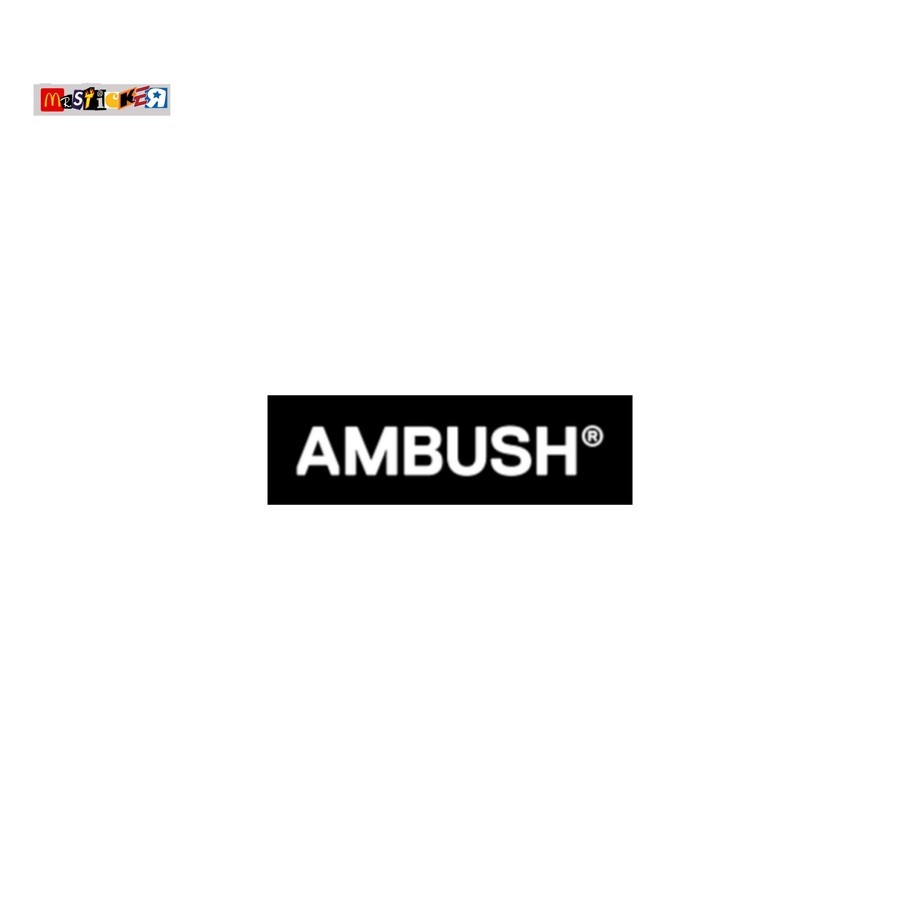 Ambush sticker logo sticker | Shopee Singapore