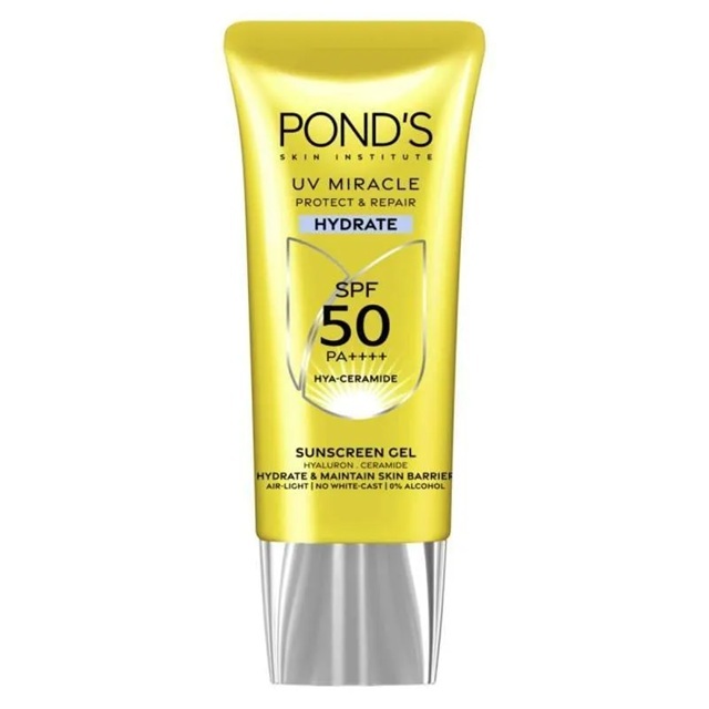 Ponds UV Miracle Bright SPF 50+ PA++++ Sunscreen Gel 25gr | Shopee ...