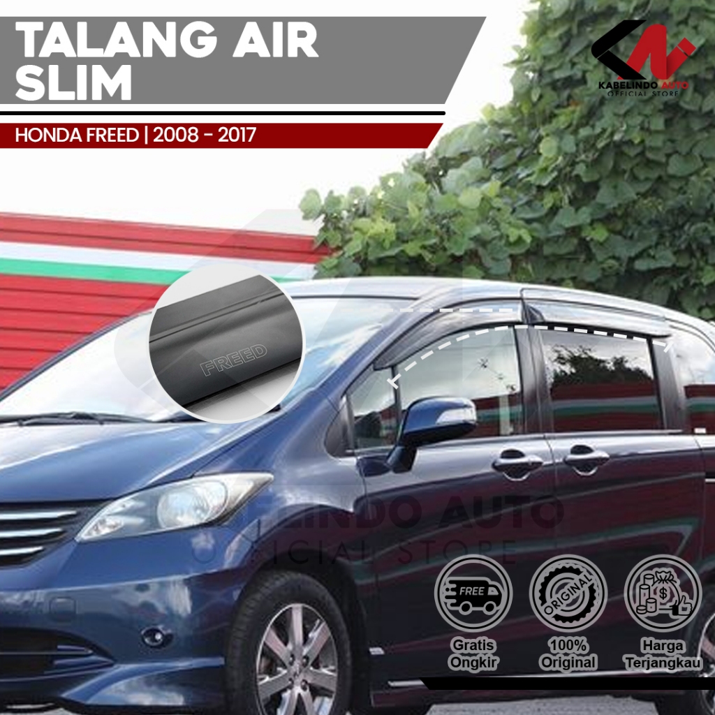 Honda Freed Car Door Water Gutters 2008 - 2017 Slim 4 Door Model ...