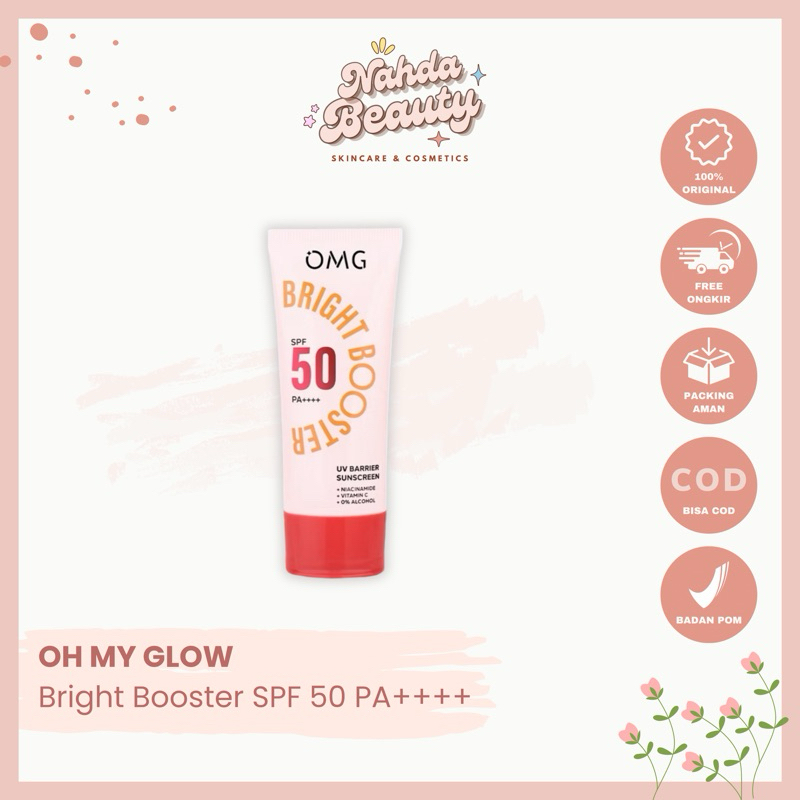 Omg Oh My Glow Bright Booster UV Barrier Sunscreen SPF 50 PA ...
