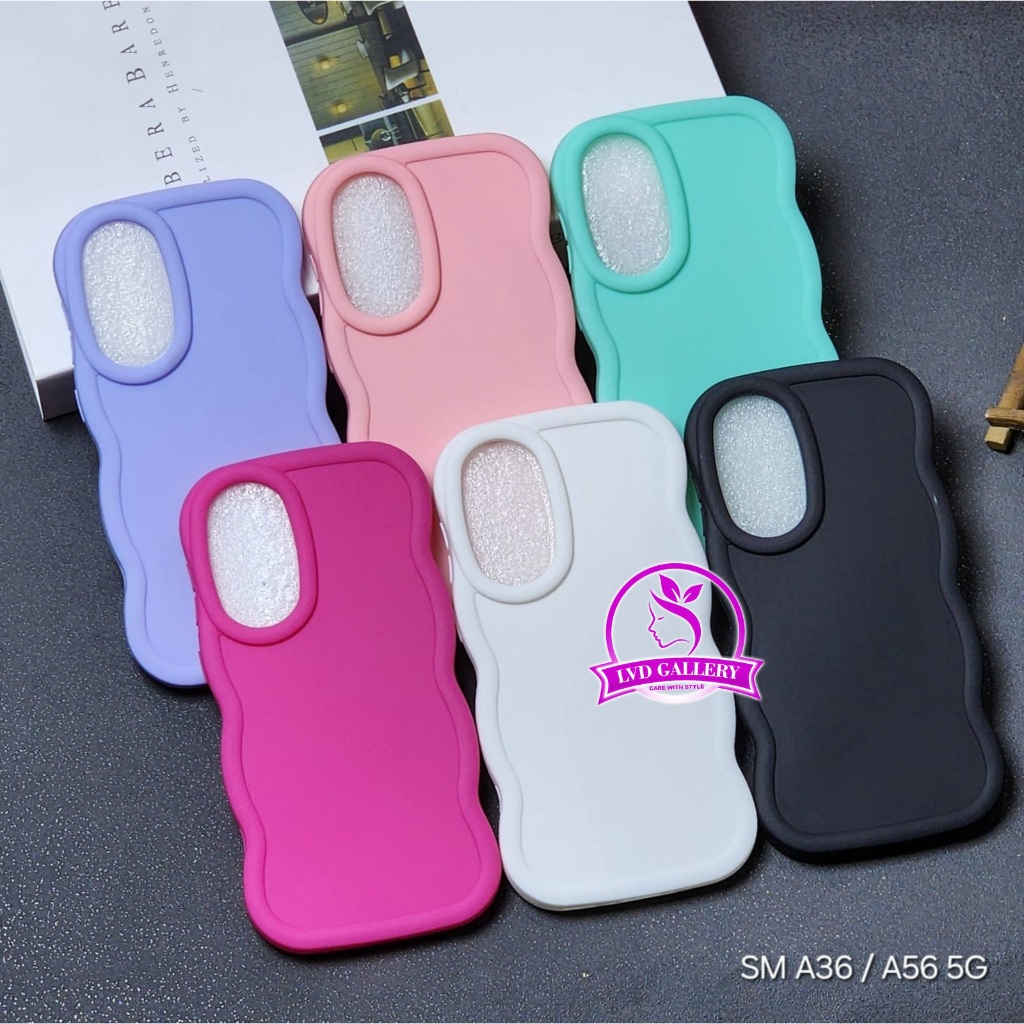 Lvd - Case Candy Macaron Wave Color Casing Samsung A36 5G Samsung A56 ...