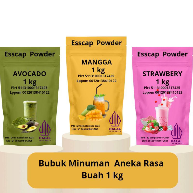 1kg Fruit Drink Powder – Instant Drink Assorted Flavors | Fresh Powder ...
