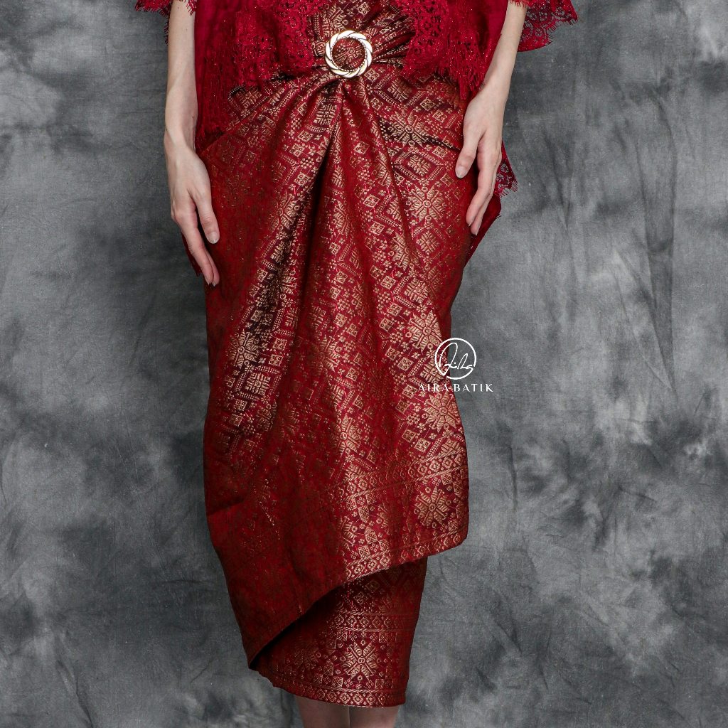 AIRA BATIK_ Songket Wrap Skirt | Songket | INSTANT WOLTED SKIRTS ...