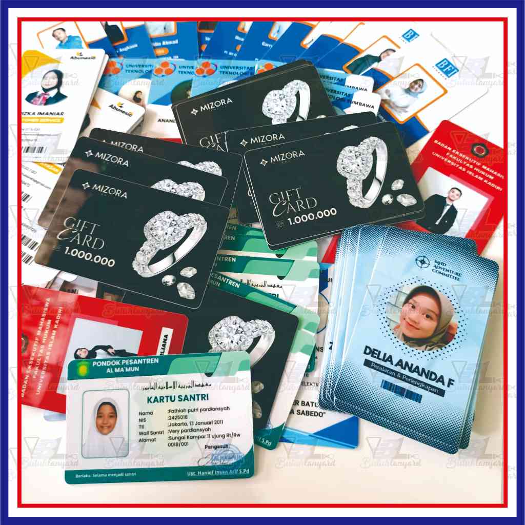 Print Id Card Print Id Card Custom Id Card PVC Nametag Employee Member ...