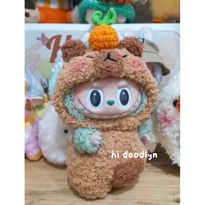 [ REAL PICTURE] labubu have a seat & macarons capybara clothes premium ...