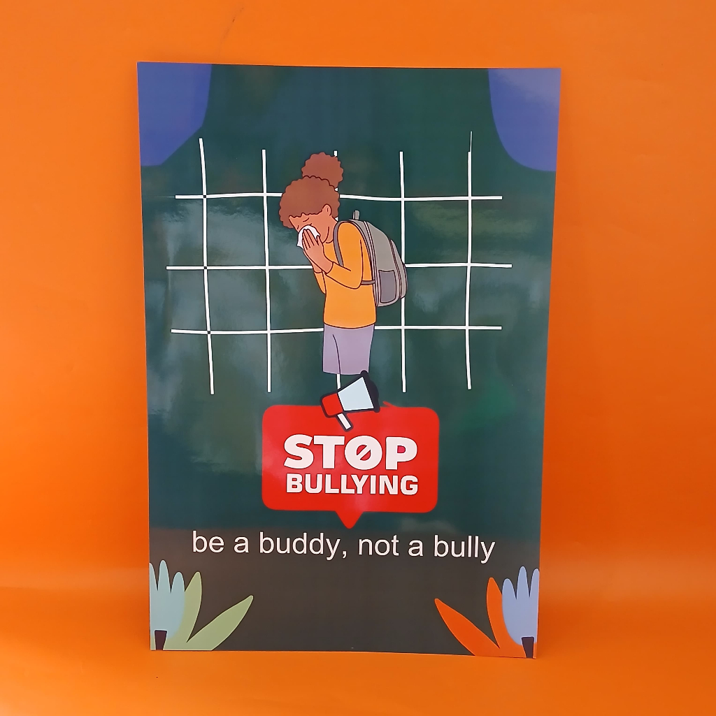 Stop Bullying Poster - BE A BUDDY NOT A BULLY - School poster | Shopee ...
