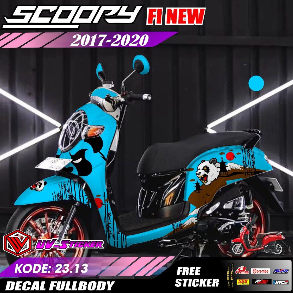 Full Body Decal Sticker Honda Scoopy FI New 2017 2018 2019 2020 Cool ...