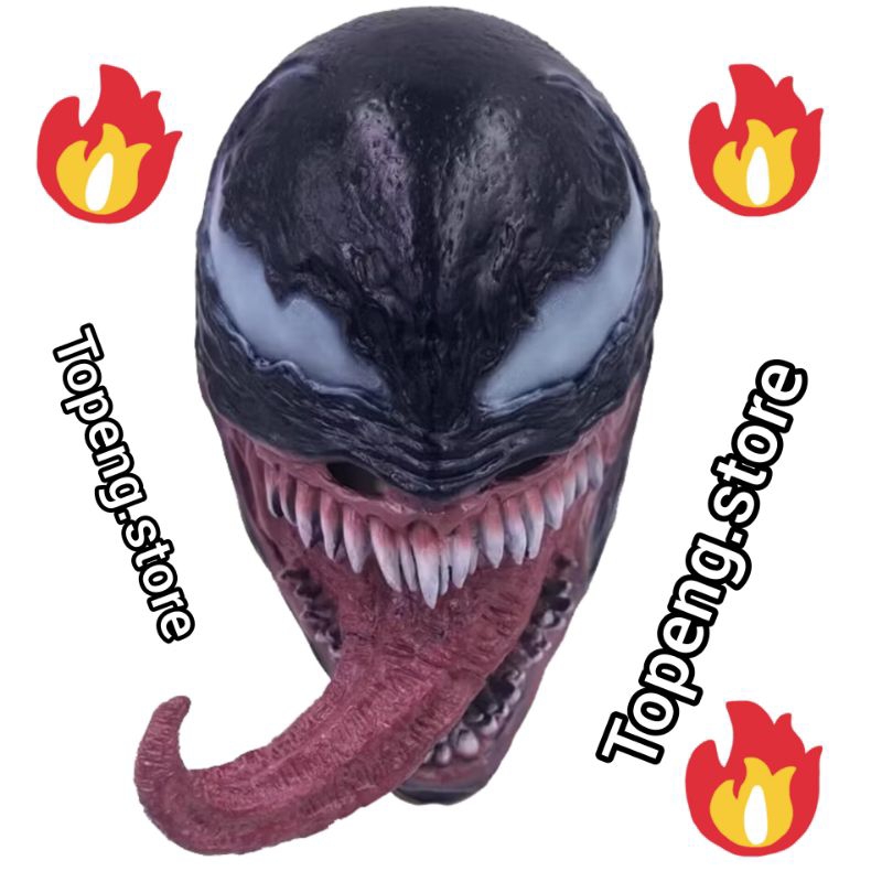 Hallowen Spooky venom Mask Long Tongue venom Mask | Shopee Singapore