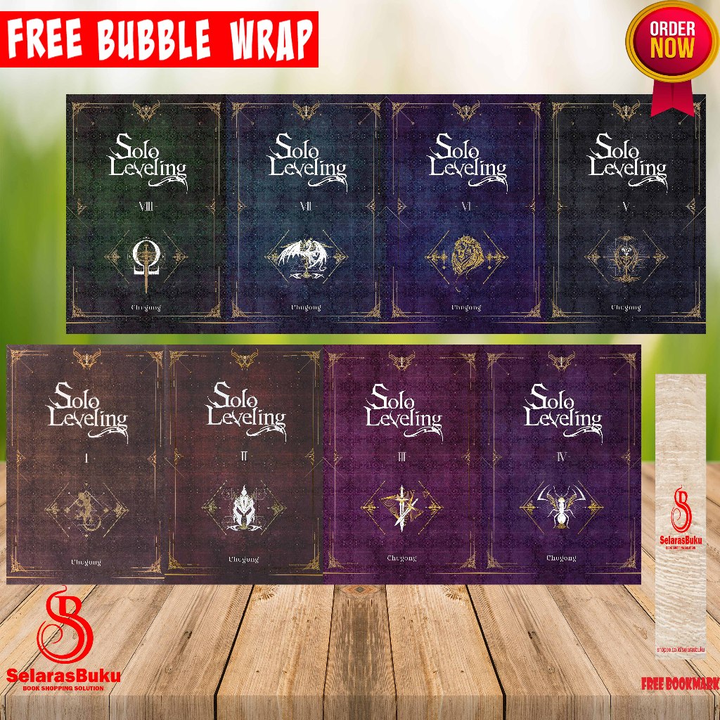 (ENGLISH) Solo Leveling Vol. 1-8 by Chugong (novel) | Shopee Singapore