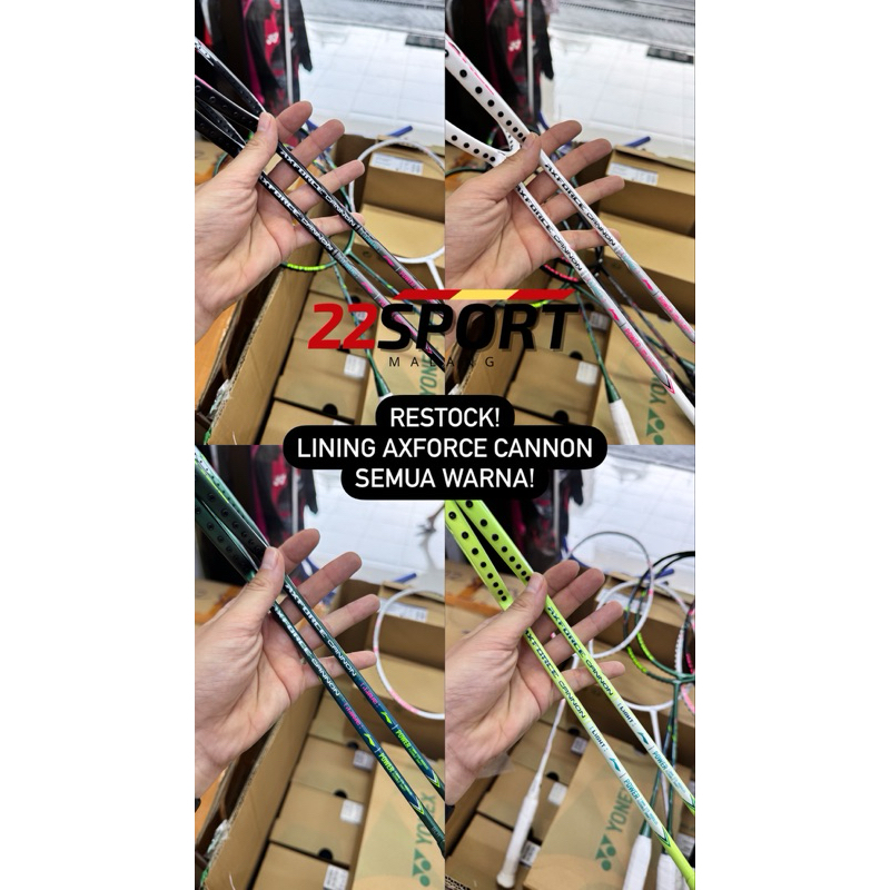 Original Li-Ning Axforce Cannon Badminton Racket | Shopee Singapore