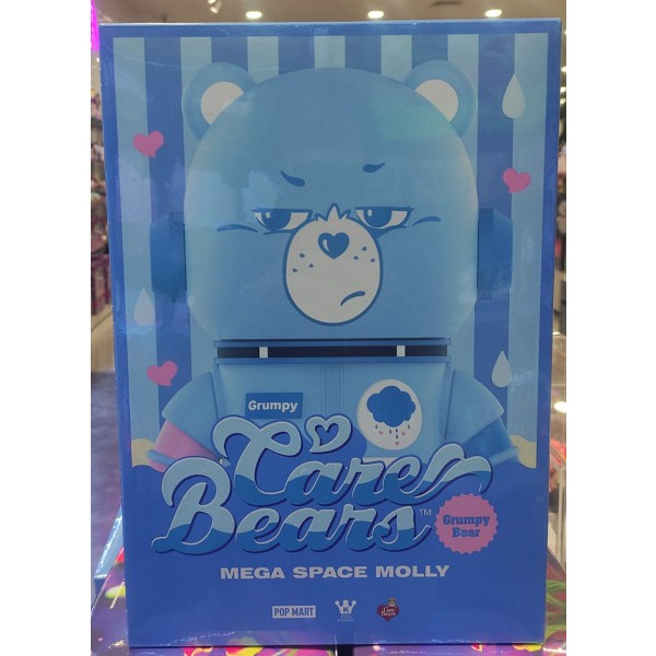 Pop Mart Mega Space Molly Grumpy Care Bears Original | Shopee Singapore