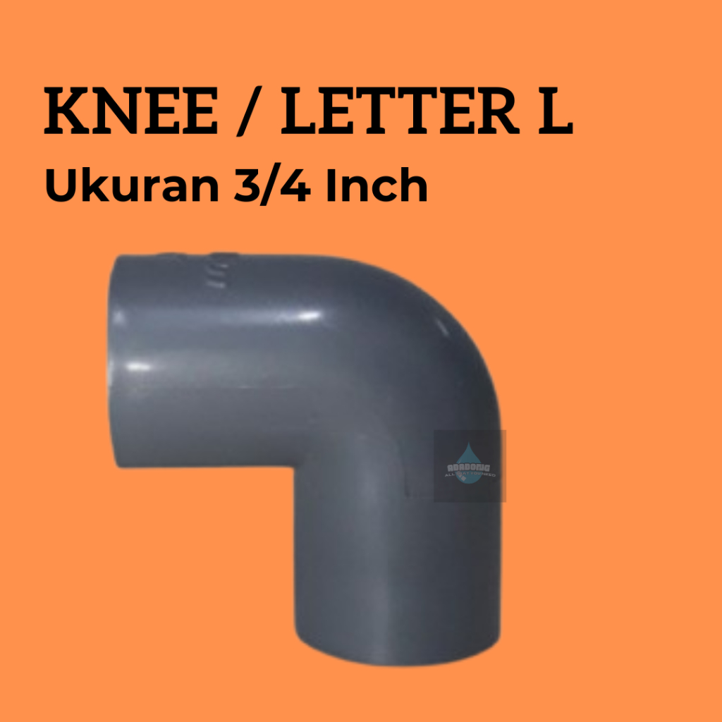 Letter L Keni Turn Connector Fittings Size 3/4 Inch Knie AW | Shopee ...