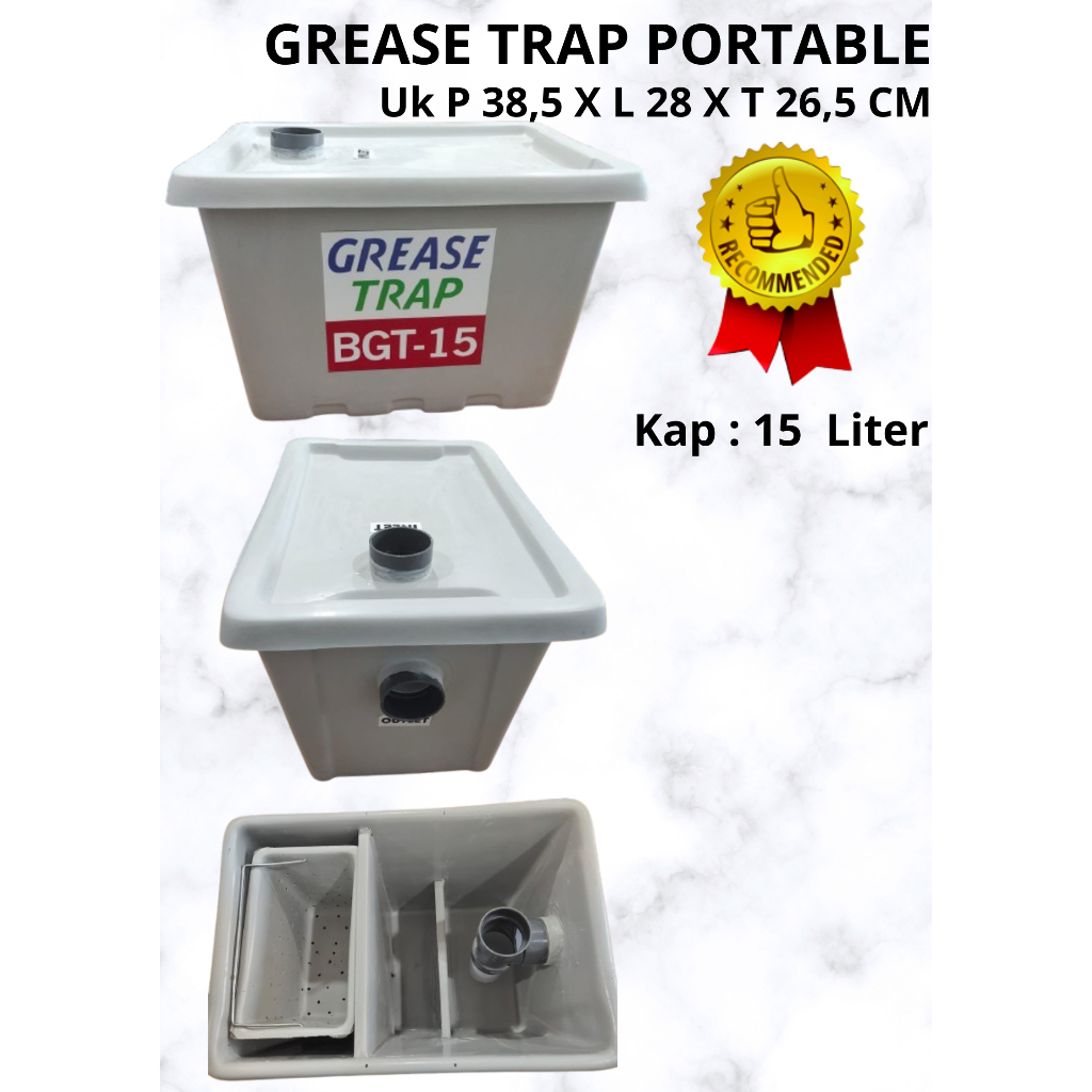 Selling top inlet Grease Trap with a capacity of 15 liters - November ...