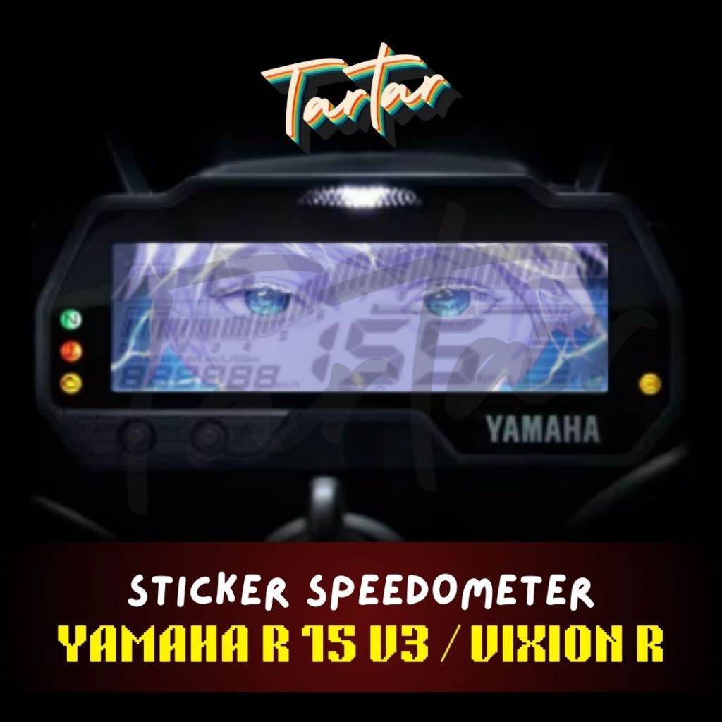 Anime R15 V3 / VIXION R Transparent Speedometer Sticker | Shopee Singapore