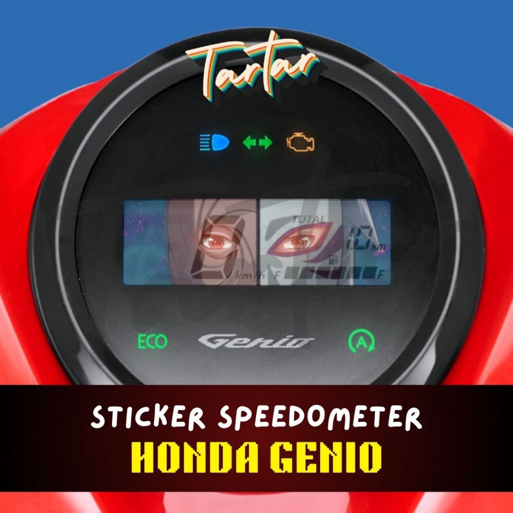 Honda Genio Anime Transparent Spido / Speedometer Sticker | Shopee ...