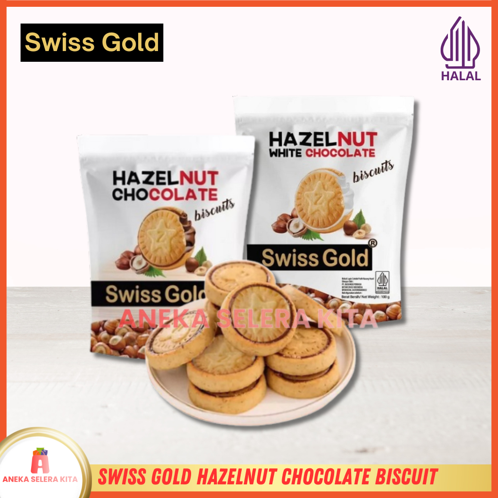 Swiss Gold Hazelnut Chocolate & White Chocolate Biscuit / Hazelnut ...