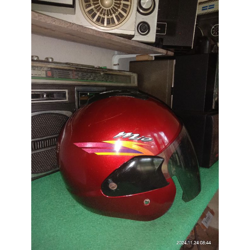 Old school YAMAHA MIO HELMET | Shopee Singapore