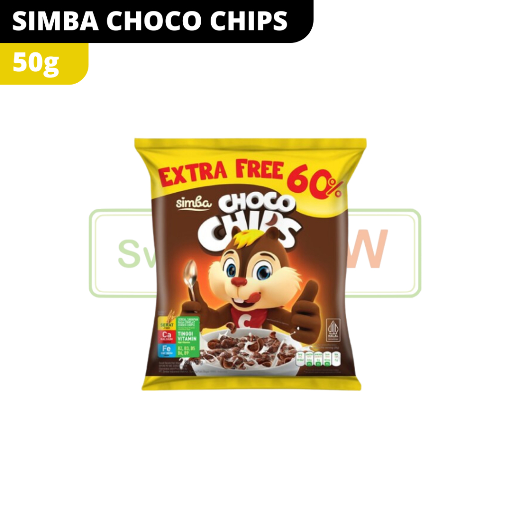 Simba CHOCO CHIPS CHOCOLATE 50g l CEREAL CHOCO CHIPS CHOCOLATE | Shopee ...