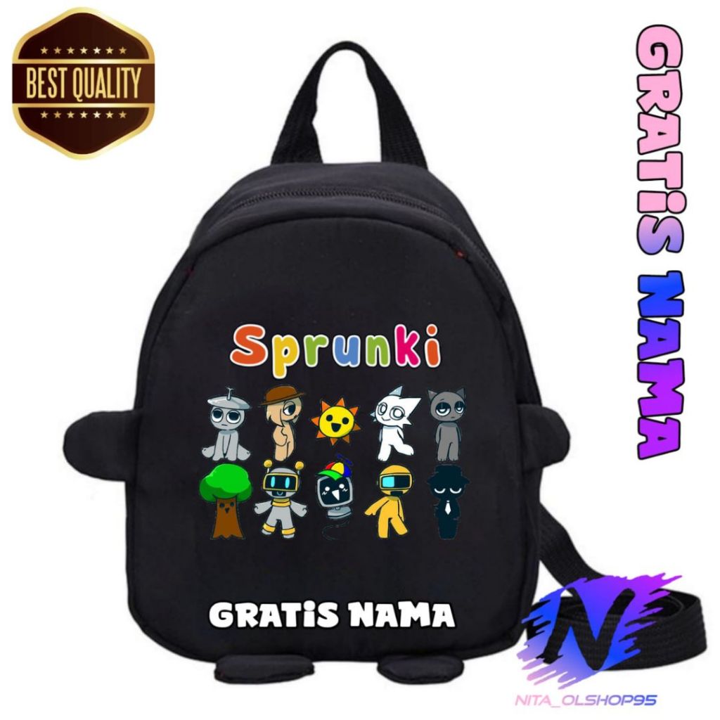 Newest Sprunki PAUD Kindergarten mini bag | Shopee Singapore