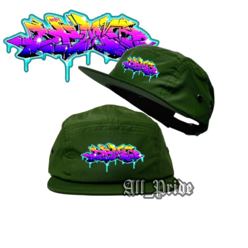 Ramo Grafitti 5-Panel Hat Five-Panel Snapback Hat Caps Five-Panel ...