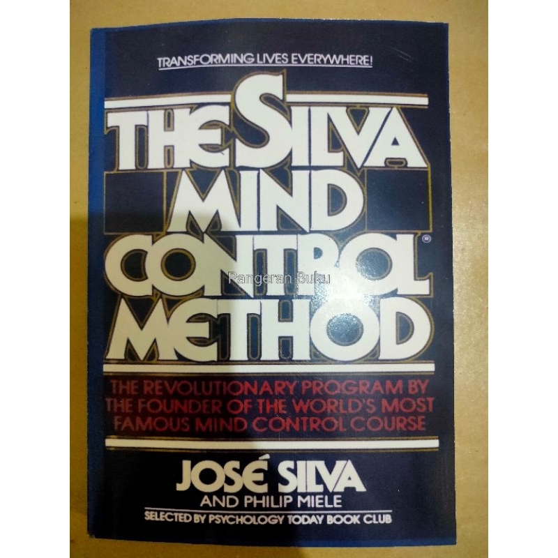 The Silva Mind Control Method by Jose Silva - English language | Shopee ...