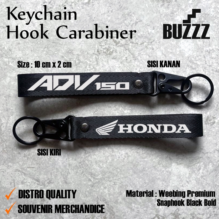 GANTUNGAN KEYCHAIN ADV 150 - KEYCHAIN HONDA ADV 160 - CARABINER ADV ...