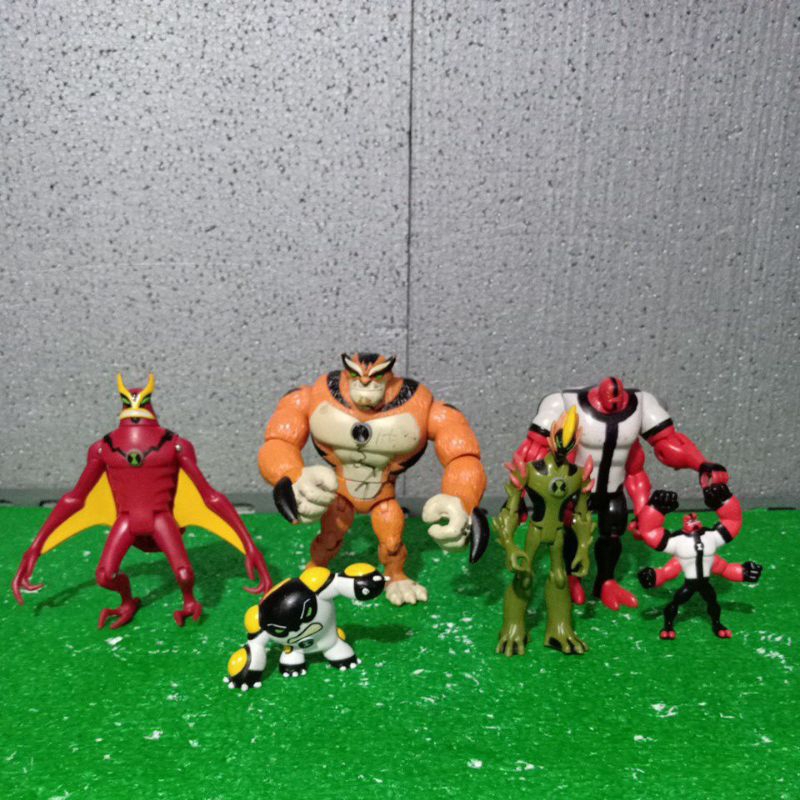Ben Ten / Ben 10 figure Set original Bandai (four arms, Cannonbolt ...