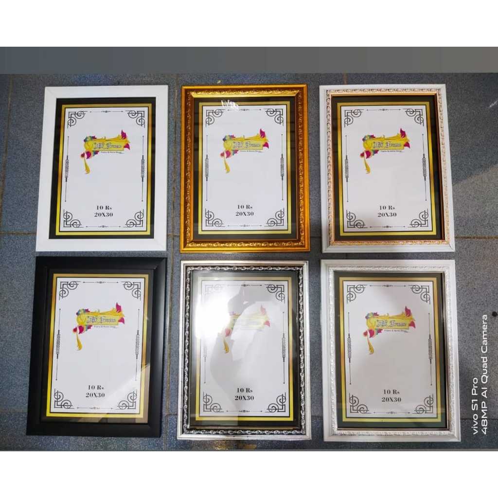 HIASAN DINDING Photo FRAME WITH MIKA/ 10Rs EDGE 25x35cm/ PIGURA / FIBER ...