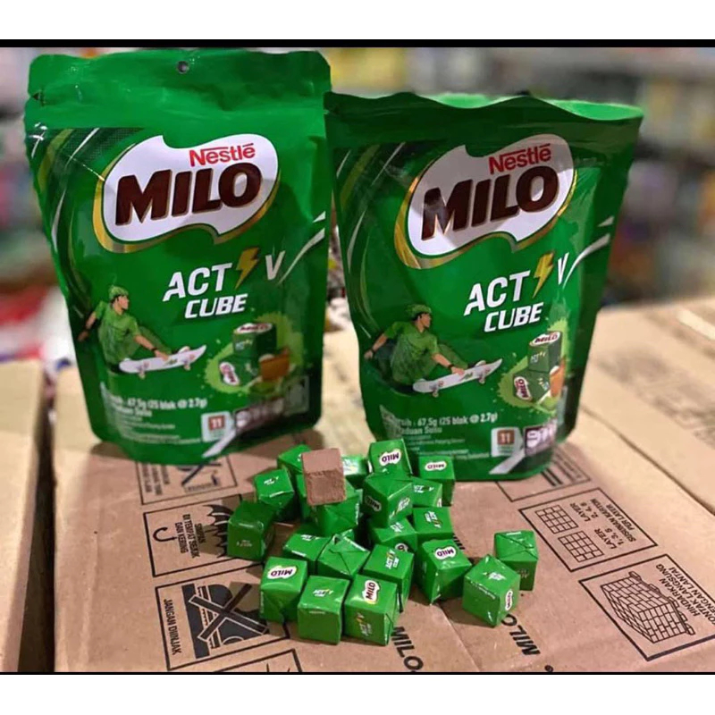 (PACK) Milo Activ Cube Nestle 25 pcs | Shopee Singapore