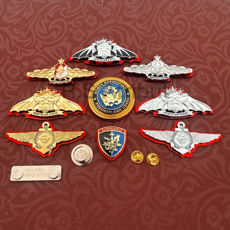 Nautical Wing Pin / Corpolairud Pin / Polairud Wheel / Polairud Sar ...