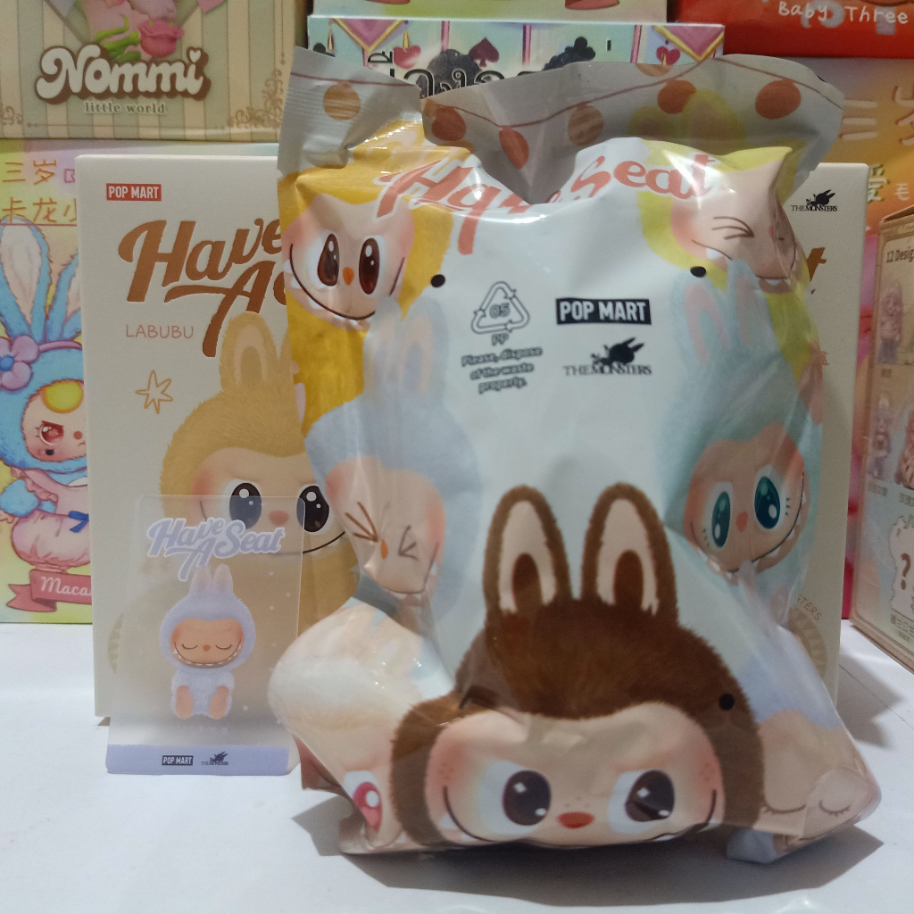 [ZIZI Retail SHOULDER] LABUBU V2 HAVE A SEAT 100% ORI POPMART | Shopee ...