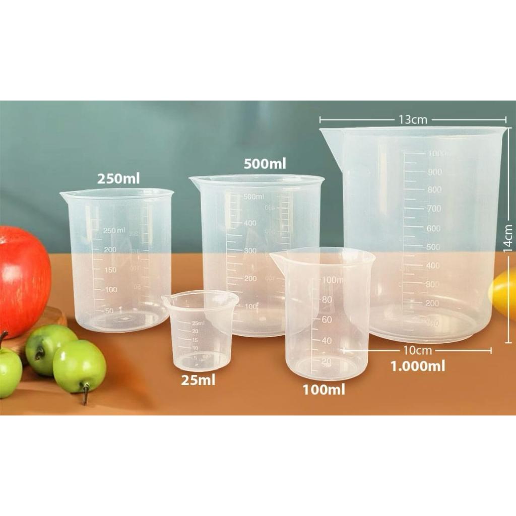 Measuring cup / measuring cup / plastic measuring Mug 250ml 500ml ...