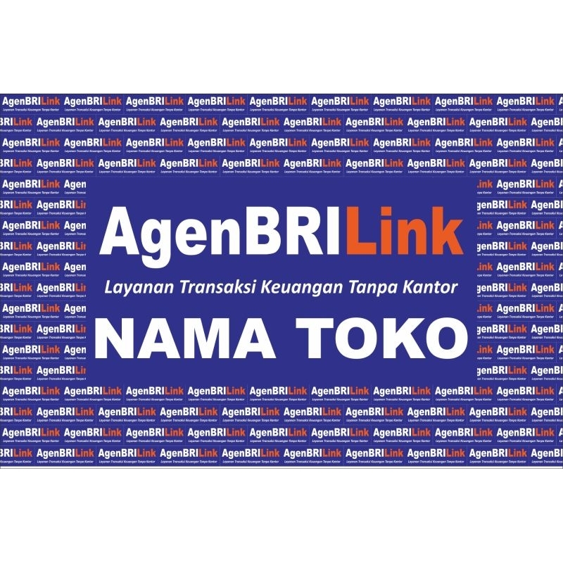 BRILINK BRI Link agent banner ready to print, free design | Shopee ...
