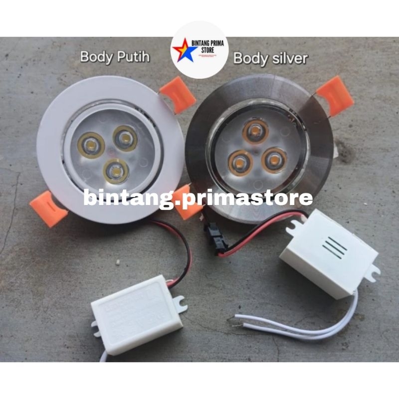 MATA 3-Eye 3-Watt LED Downlight 3w Spotlight LED Panel/ 3-Eye LED ...