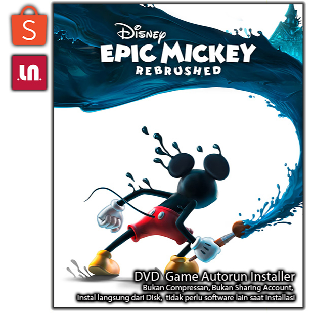 Disney Epic Mickey Rebrushed - PC DVD Game | Shopee Singapore