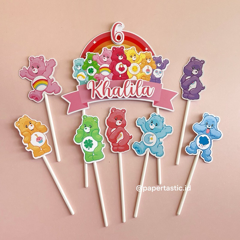 Care Bears Character 3D Cake Topper Bear Carebears Carebear Birthday ...
