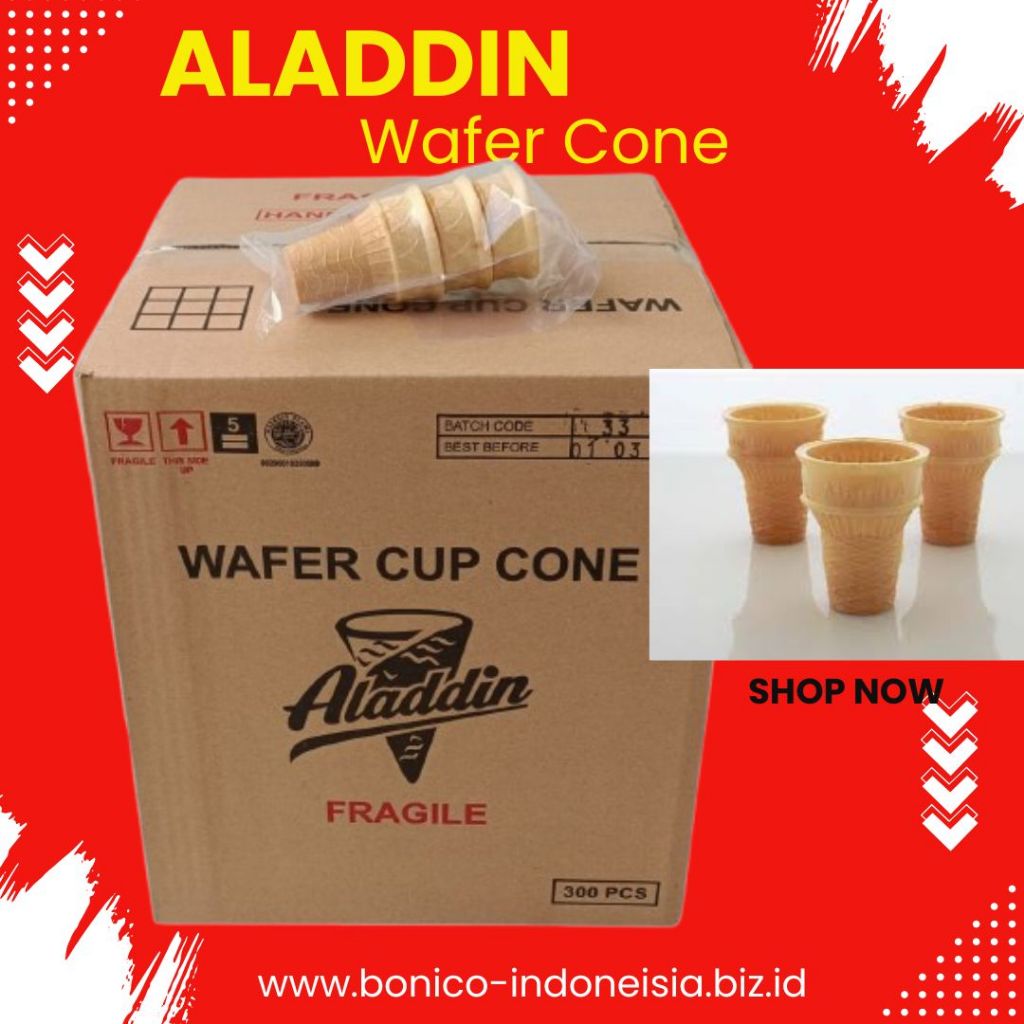 Alladin ice cream cone crackers Wafer cup cone ice cream KFC McD AW ...