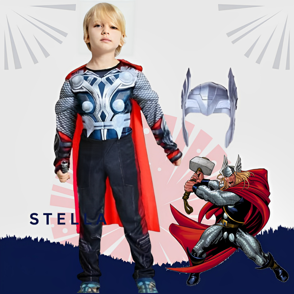 Marvel THOR children's costume Full Set (HAMMER VERSION) | Shopee Singapore
