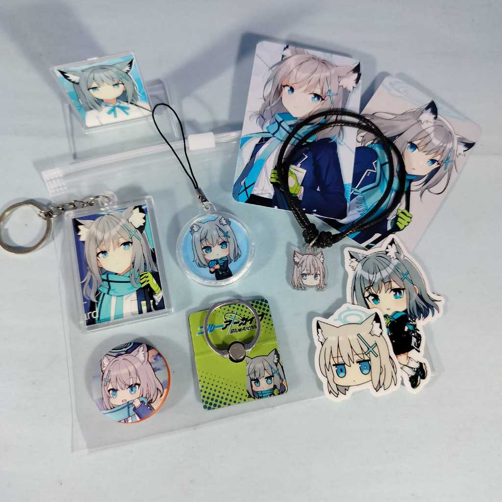 Blue Archive Anime Aesthetic Hampers - Shiroko Birthday Gift - Hoshino ...