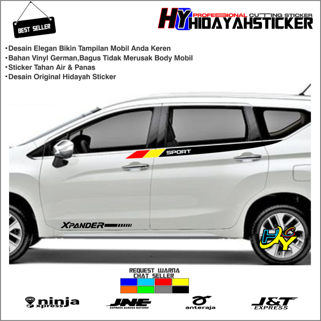 Mitsubishi Xpander Car Cutting List Sticker Sticker Sticker Variation ...
